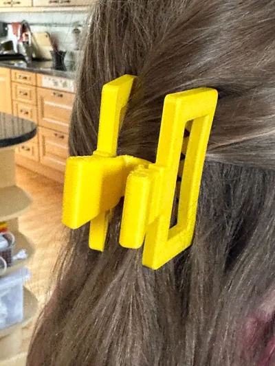 Modular hair claw clip - Free 3D Print Model - MakerWorld
