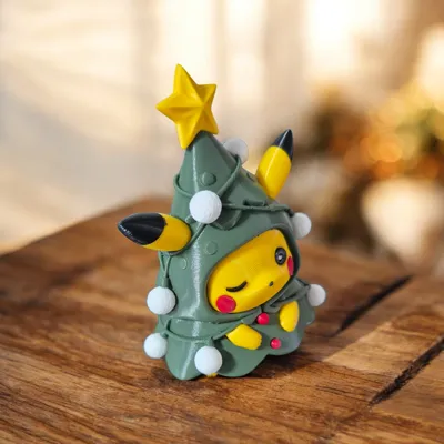 Pikachu Christmas tree costume (fully disassembled, no AMS required ...