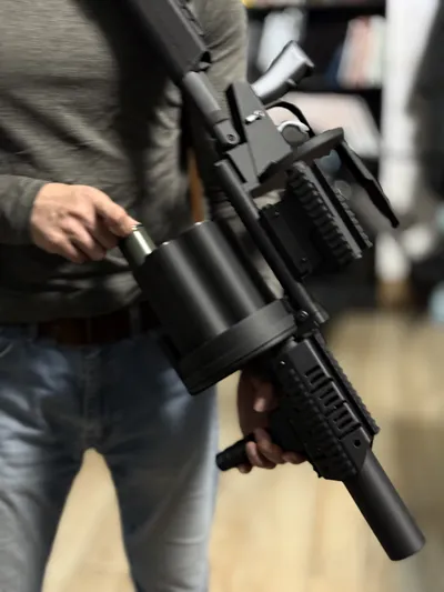 M32A1 40mm Grenade Launcher - 1:1 Display (V1) - Free 3D Print Model ...