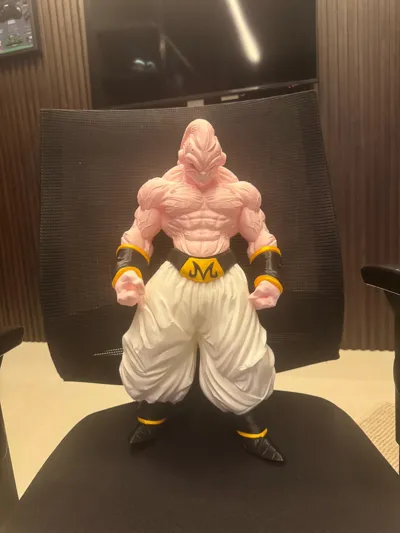 Majin Buu Realistic Multi-Color Parted Statue - Free 3D Print Model ...