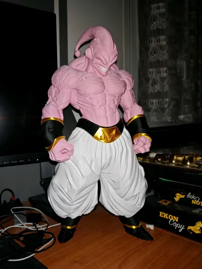 Majin Buu Realistic Multi-Color Parted Statue - Free 3D Print Model ...