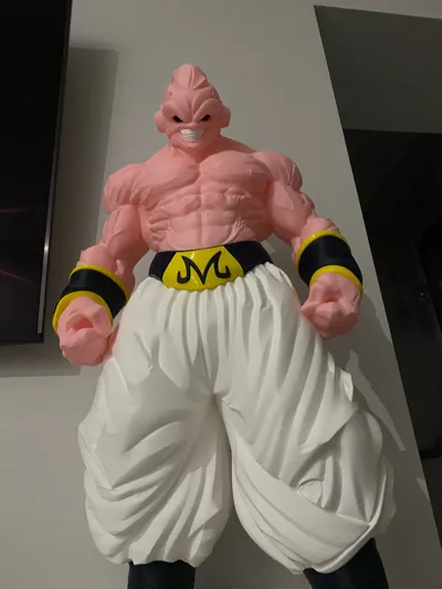 Majin Buu Realistic Multi-Color Parted Statue - Free 3D Print Model ...