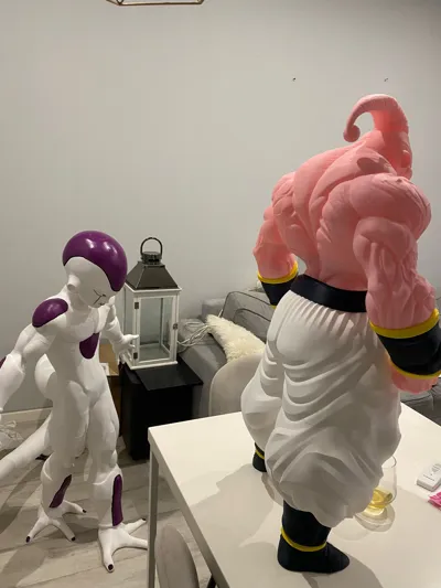 Majin Buu Realistic Multi-Color Parted Statue - Free 3D Print Model ...