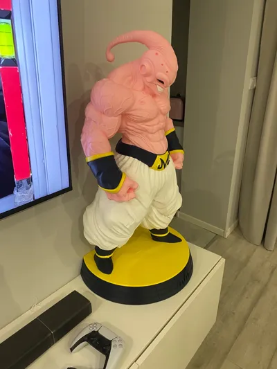 Majin Buu Realistic Multi-Color Parted Statue - Free 3D Print Model ...