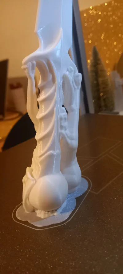 Skull-Hilt Tactical Dagger - Free 3D Print Model - MakerWorld