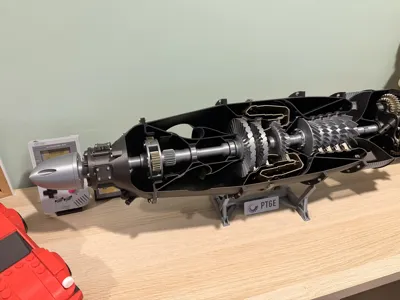 3D Printable Turboprop Engine - Free 3D Print Model - MakerWorld