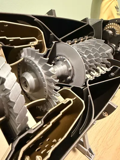3D Printable Turboprop Engine - Free 3D Print Model - MakerWorld