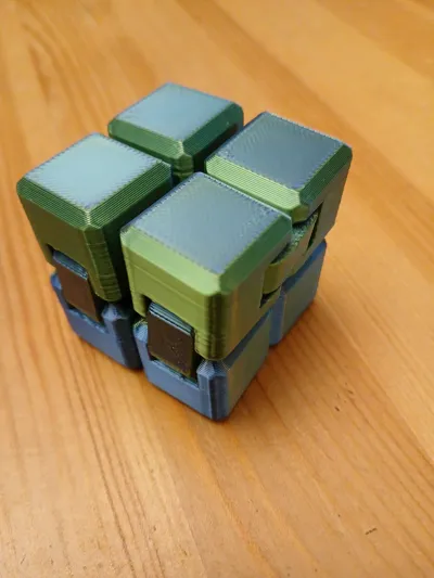 Sturdy Infinity Cube by waveman MakerWorld: Download Free 3D Models