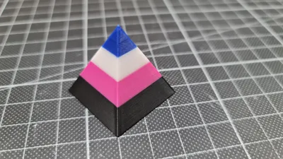 AMS Test Only 24min - Fast AMS Test Print Pyramid 4 Colors and 2 Colors ...