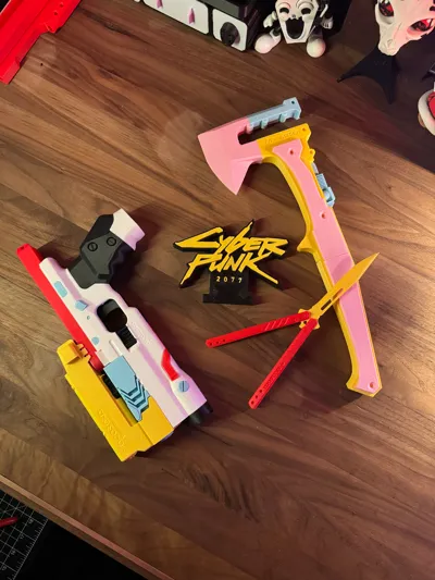 Cyberpunk 2077 Axe / Tomahawk Remixed by user_629712630 MakerWorld ...