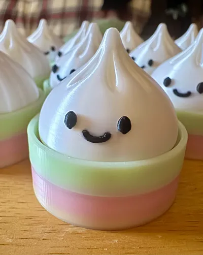 Happy Dumpling Clicker - Free 3D Print Model - MakerWorld