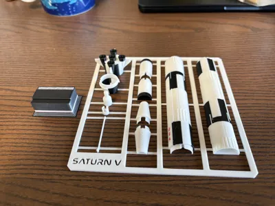 NASA Saturn V Kit Card by Fletch MakerWorld: Download Free 3D Models