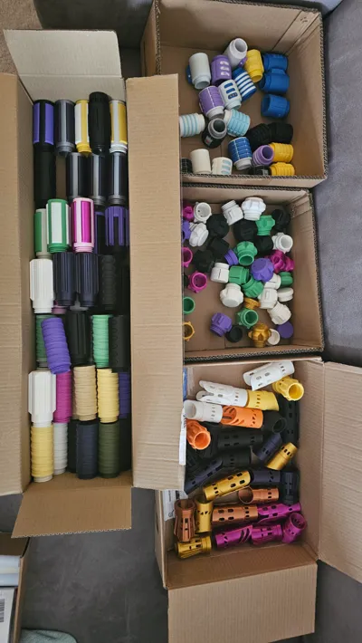 Modular Collapsible Saber 1 (with light cap) by bill.m.davis MakerWorld: Download Free 3D Models