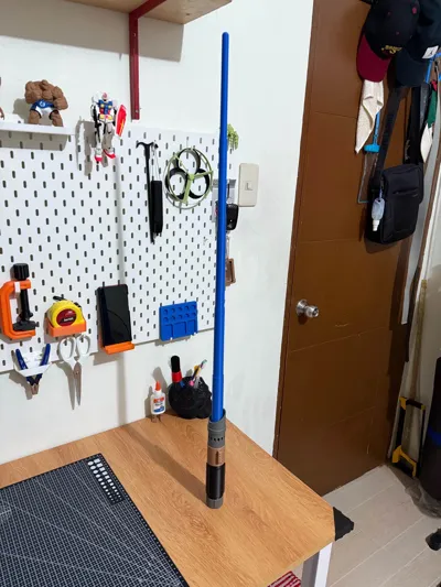 Modular Collapsible Saber 1 (with light cap) by bill.m.davis MakerWorld: Download Free 3D Models