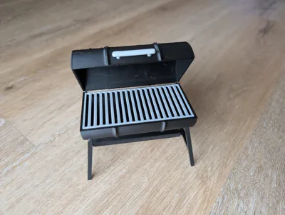 Mini BBQ Grill Miniature Model by Giuseppe Mozarella MakerWorld ...