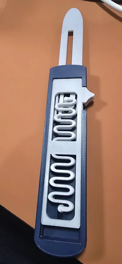OTF Fidget Knife - Ruler - Comb - Free 3D Print Model - MakerWorld