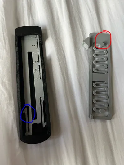 OTF Fidget Knife - Ruler - Comb - Free 3D Print Model - MakerWorld