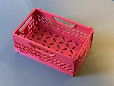 Foldable and stackable Crate by Hugo MakerWorld: Download Free 3D Models