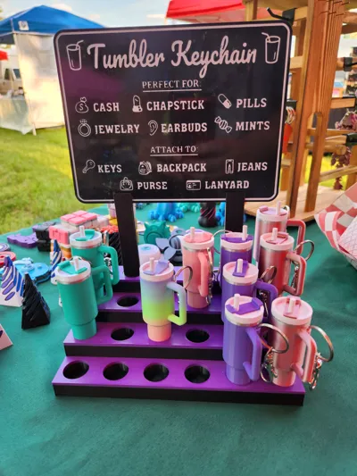 Stanley Cup Keychain Display Stand 24 by Jeffylou87 MakerWorld ...