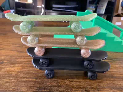 Finger Skateboard V2 - Durable & Easy Assemble - Free 3D Print Model ...