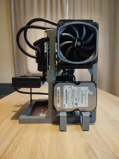 Open Frame PC Case ATX - Free 3D Print Model - MakerWorld