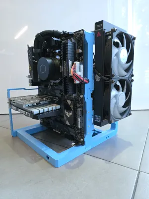 Open Frame PC Case ATX - Free 3D Print Model - MakerWorld