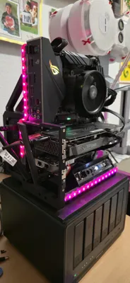 Open Frame PC Case ATX - Free 3D Print Model - MakerWorld