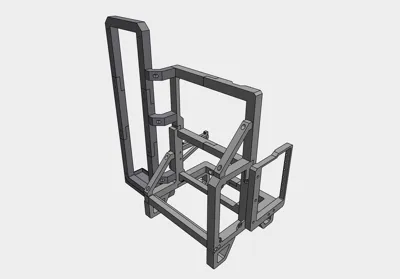 Open Frame PC Case ATX - Free 3D Print Model - MakerWorld