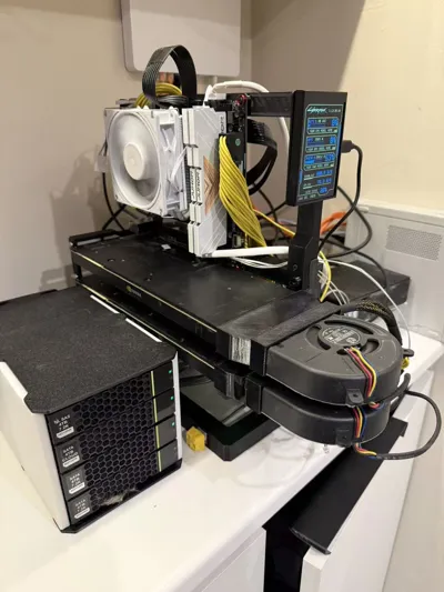 Open Frame PC Case ATX - Free 3D Print Model - MakerWorld