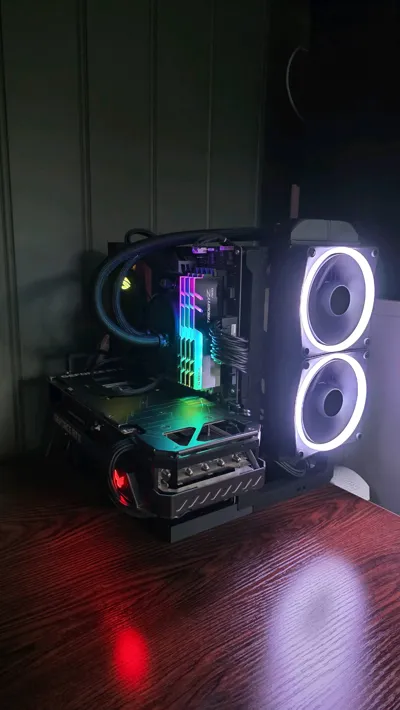 Open Frame PC Case ATX - Free 3D Print Model - MakerWorld