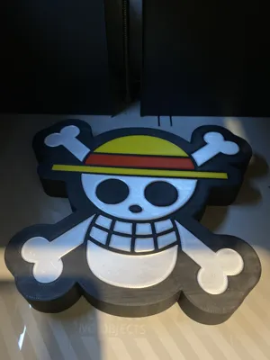 luffy one piece led lamp by Smart3d by Gabriel Gomes - MakerWorld