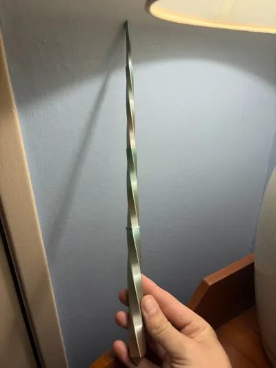 Twisted collapsing magic wand - Free 3D Print Model - MakerWorld