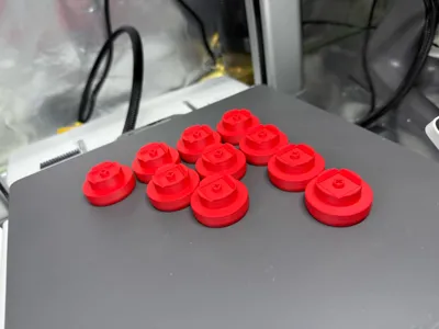 Big Red Button Fidget Clicker - Free 3D Print Model - MakerWorld