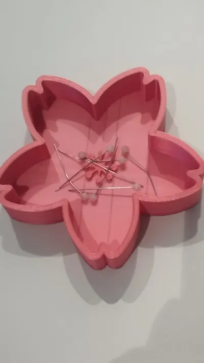 Cherry Blossom Sakura Trinket Tray by Dada3Dcraft MakerWorld: Download ...