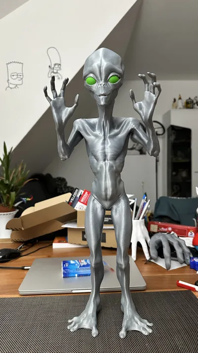 Put 'Em Up Alien XL - 20 Inch by Zurlingo-3D - MakerWorld