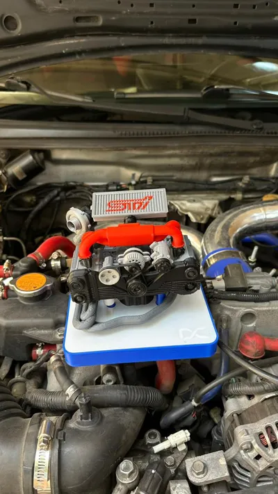 Tribute to the legendary EJ20 (Subaru) engine - Free 3D Print Model ...