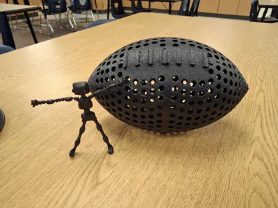 Airless Football - NFL by Buffalo3DC MakerWorld: Download Free 3D Models