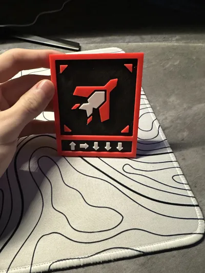 Helldivers 2 Eagle 500kg Bomb Stratagem Plaque by Cysterion - MakerWorld