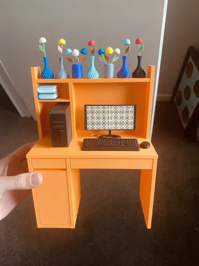 Barbie Desk by FelixL MakerWorld: Download Free 3D Models