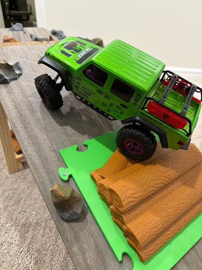 RC Crawler Course - Stacked Logs (30 Scale) - Free 3D Print Model ...