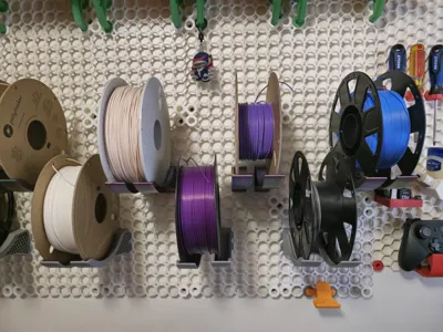 Multiboard Filament Spool Holder Remixed by StarBuck - MakerWorld