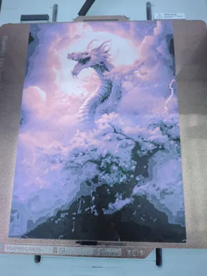 Cherry Blossom Dragon Hueforge by Lily Flynn Co. - MakerWorld