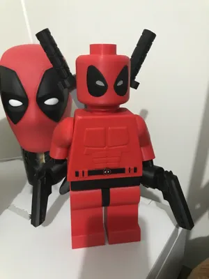 Deadpool Brick Character Remixed by WFA Builder - MakerWorld