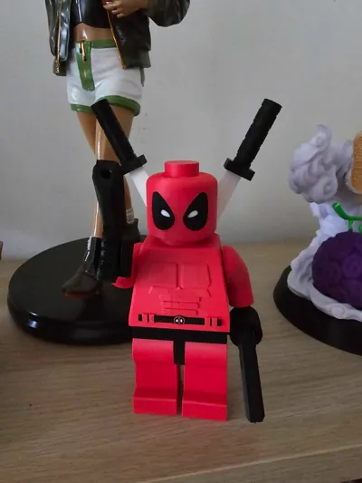Deadpool Brick Character Remixed by WFA Builder - MakerWorld