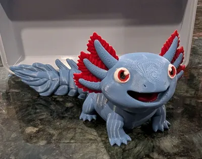 Mexican Axolotl - Free 3D Print Model - MakerWorld