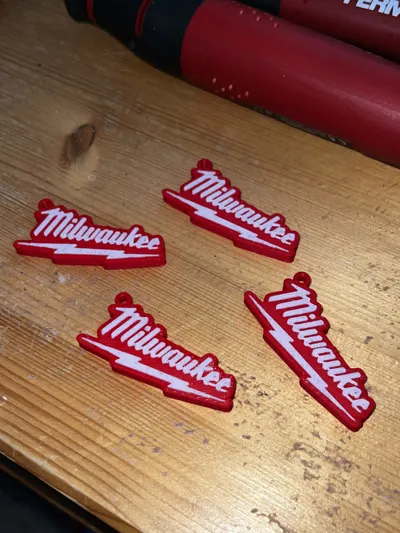 Milwaukee Keychain by PolyZone3D - MakerWorld