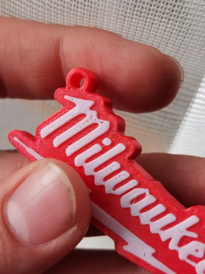 Milwaukee Keychain by PolyZone3D - MakerWorld