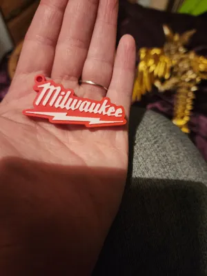 Milwaukee Keychain by PolyZone3D - MakerWorld