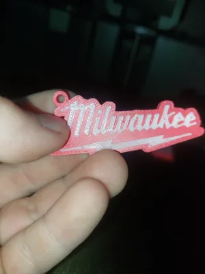 Milwaukee Keychain by PolyZone3D - MakerWorld