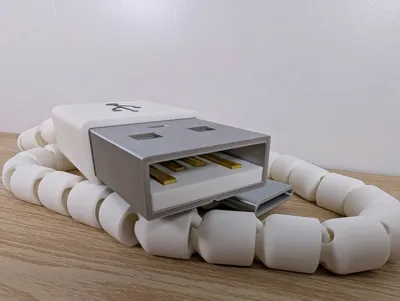Big Flexy USB Articulated - Free 3D Print Model - MakerWorld